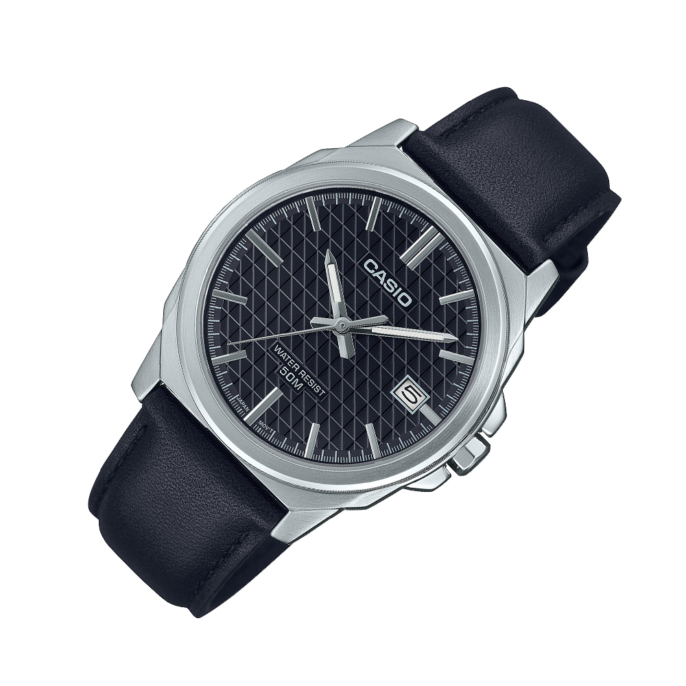 MTP-E720L-1AVDF | Đồng Hồ Casio | Nam | Dây Da Cao Cấp | 3 Kim | Chống Nước WR50M